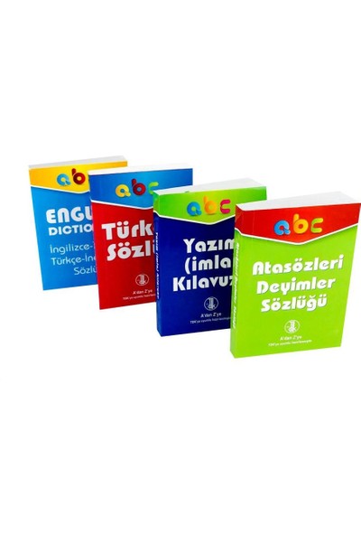 İlk Adım Cep Boy Sözlük Seti (4 Adet)