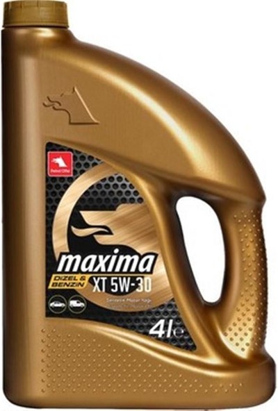 Petrol Ofisi Maxima XT 5W-30 4 Litre Motor Yağı ( Üretim Yılı : 2021 ) Petrol Ofisi Maxima XT 5W-30 4 Litre Motor Yağı ( Üretim Yılı : 2021 )