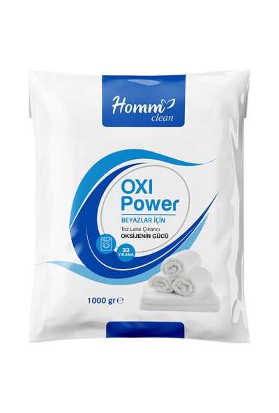 Homm Bitkisel Clean Oxi Power Toz Leke Çıkarıcı Deterjan 1 kg