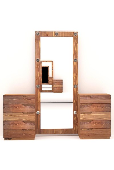 Monywood Masif Ahşap Makyaj Masası MMM1026