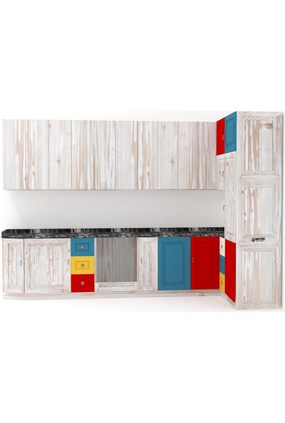 Monywood Masif Ahşap Mutfak MTFK3007