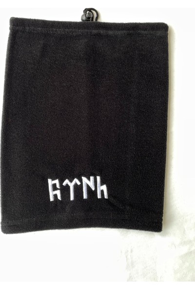 Vipfoni Göktürkçe Türk Yazılı Termal Polar Boyunluk Bere