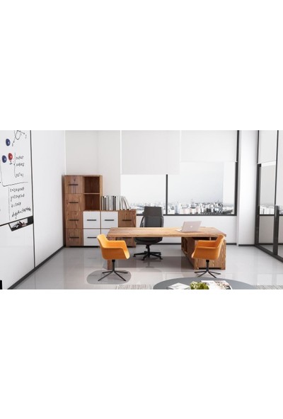 Monywood Tokyo Ofis Takımı Masif Ahşap MOT0902