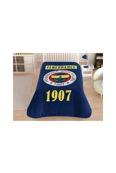Taç Fenerbahçe Cross Logo Battaniye 160 x 220 cm.