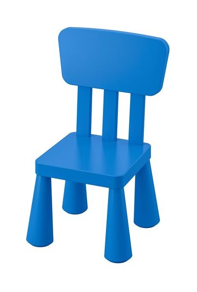 Ikea Mammut Mavi Çocuk Sandalyesi