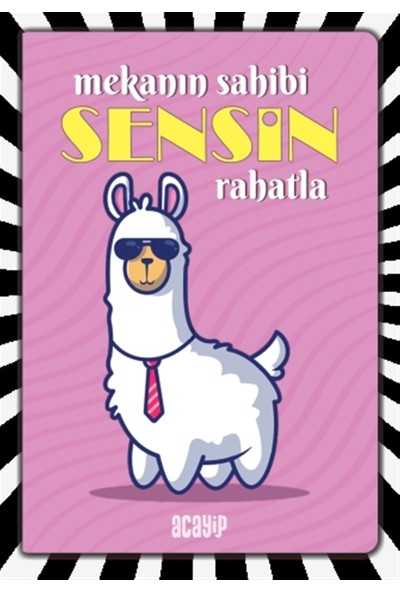 Havalı Lama Defter - Havalı Defterler