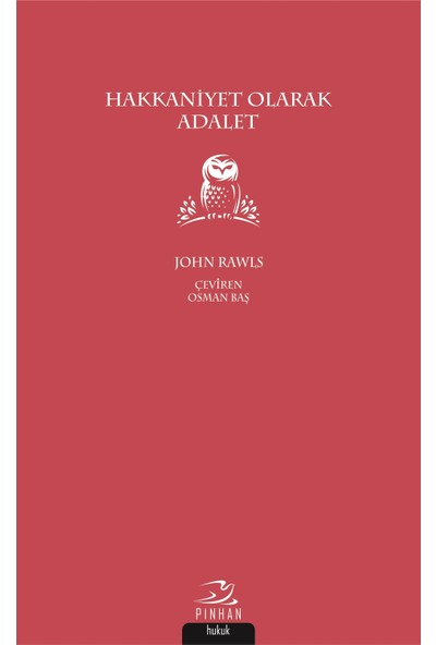 Hakkaniyet Olarak Adalet - John Rawls