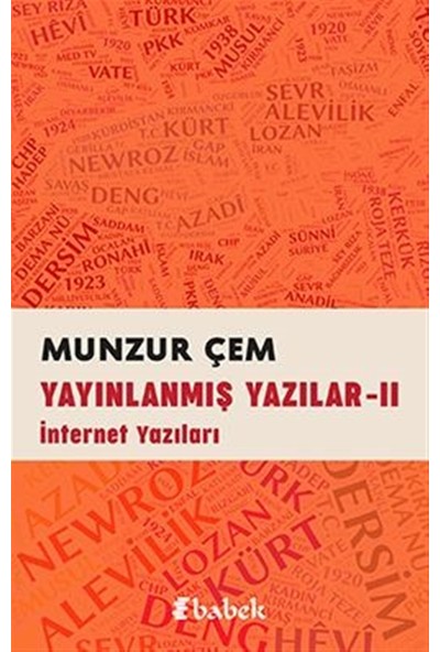 Babek Yayınları Yayınlanmış Yazılar -2