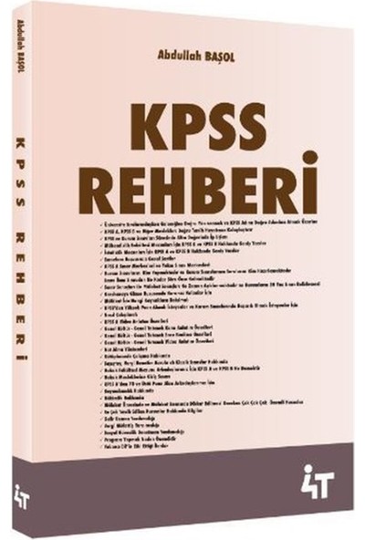 4T Yayınları 2020 KPSS Rehberi