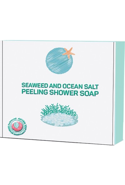 Balmy Yosun ve Okyanus Tuzu Peeling Duş Sabunu 120 gr Balmy Yosun ve Okyanus Tuzu Peeling Duş Sabunu 120 gr