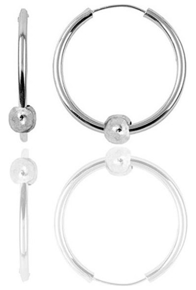 Söğütlü Silver Gümüş 14 mm Sade Toplu Halka Küpe Söğütlü Silver Gümüş 14 mm Sade Toplu Halka Küpe