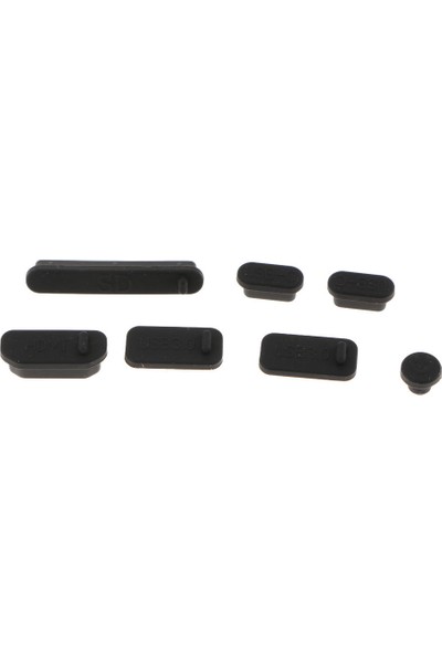 Flameer Koruyucu USB / HDMI / Usb-C Bağlantı Noktaları Kapak Anti-Toz Tepeli Plug Stoper # 2 Siyah (Yurt Dışından) Flameer Koruyucu USB / HDMI / Usb-C Bağlantı Noktaları Kapak Anti-Toz Tepeli Plug Stoper # 2 Siyah (Yurt Dışından)