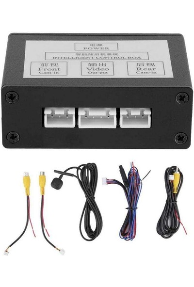 Flameer Araba Ön / Dikiz Kamera Sistemi Için Araba Çoklu Kameralar Anahtarı Kontrol Kutusu Flameer Araba Ön / Dikiz Kamera Sistemi Için Araba Çoklu Kameralar Anahtarı Kontrol Kutusu