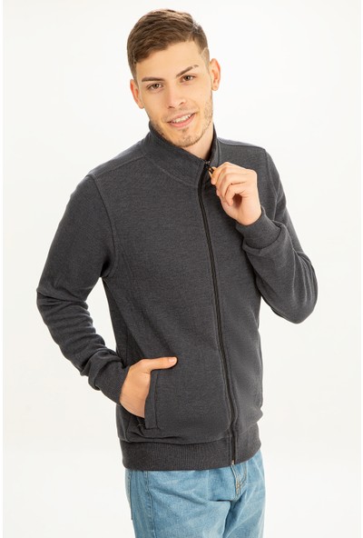 Corazzo Fermuarlı Dik Yaka Selanik Hırka