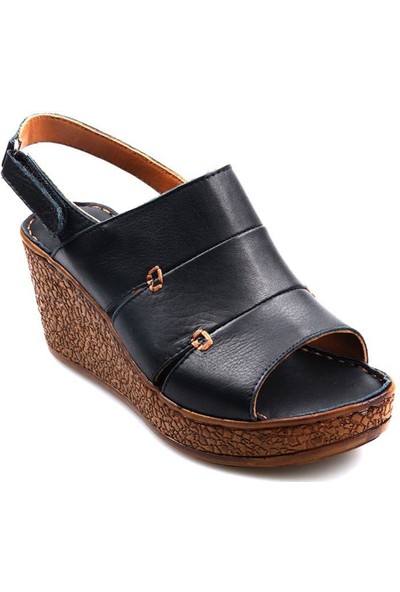 Pandora HG2042 Dolgu Topuk Sandalet