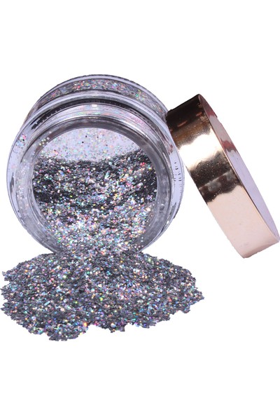 Divriği Boya Gümüş Janjanlı Altıgen Taneli Toz Sim - 500 gr - Duvar Dekorasyon ve Hobi Kullanımları Için Divriği Boya Gümüş Janjanlı Altıgen Taneli Toz Sim - 500 gr - Duvar Dekorasyon ve Hobi Kullanımları Için