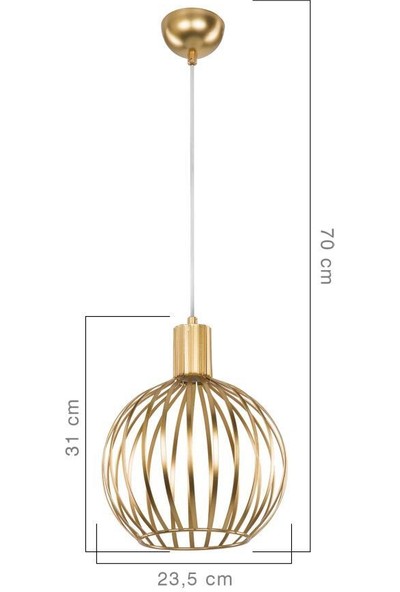 Manogrup Avize Aydınlatma Pendi̇k Sarkit Gold Manogrup Avize Aydınlatma Pendi̇k Sarkit Gold