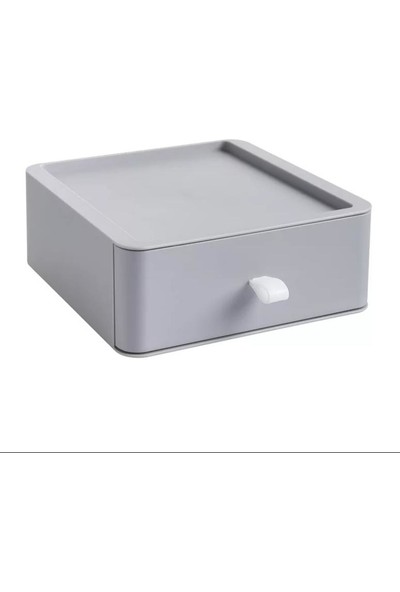 Trend Maison Çok Amaçlı Çekmeceli Masa Üstü Organizer Gri Düzenleyici