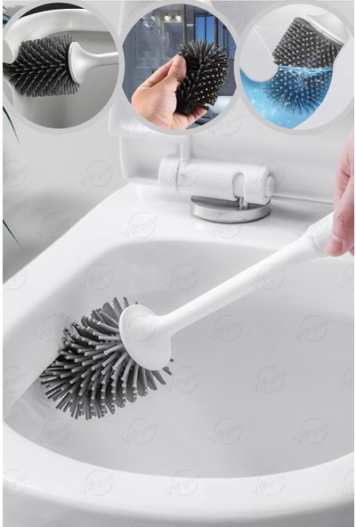 Vip Gross Banyo Tuvalet Klozet Temizleme Fırçası / Beyaz