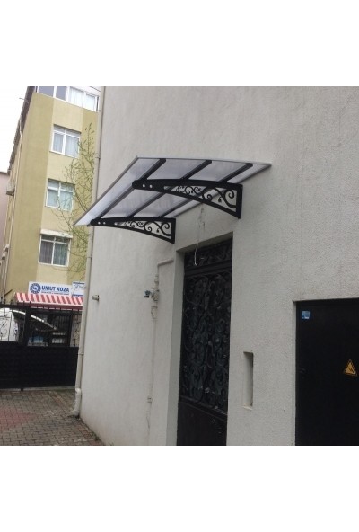 Metal Taşıyıcılı Kapı Üstü Pratik Sundurma 200 x 100 Metal Taşıyıcılı Kapı Üstü Pratik Sundurma 200 x 100