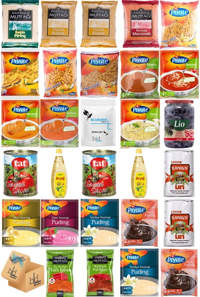Blueden Ramazan Paketi Kumanya Ezrak Gıda Yardım Kolisi 29 Parça 59 nolu Paket Blueden Ramazan Paketi Kumanya Ezrak Gıda Yardım Kolisi 29 Parça 59 nolu Paket