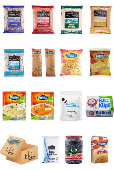 Blueden Ramazan Erzak Paketi 16 Parça 105 Nolu Paket Blueden Ramazan Erzak Paketi 16 Parça 105 Nolu Paket