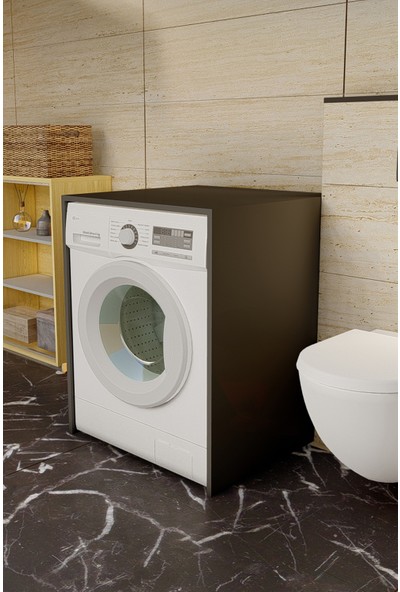 Ünüvar Konsept Çamaşır Makinesi Alt Dolabı - Antrasit