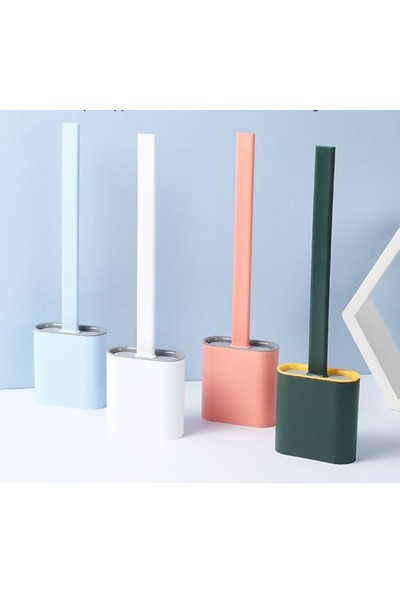 Tolun Group Duvara Asılabilir Silikon Tuvalet Temizlik Fırçası