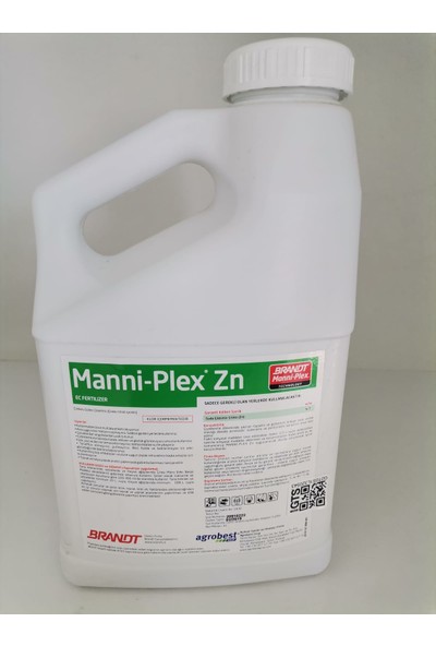 Brandt Ithal Sıvı Çinko Gübre Brandt Manni-Plex Zn 4 Lt