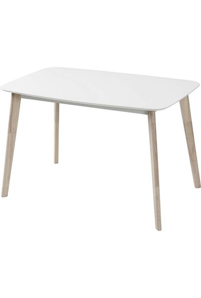 Vitale Eleen 120X80 cm Ahşap Masa Beyaz MS.MA041