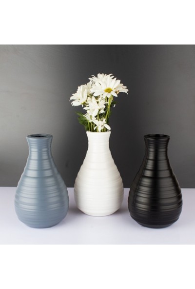 Ega Toptan Tombul Vazo - Kırılmaz Plastik Vazo