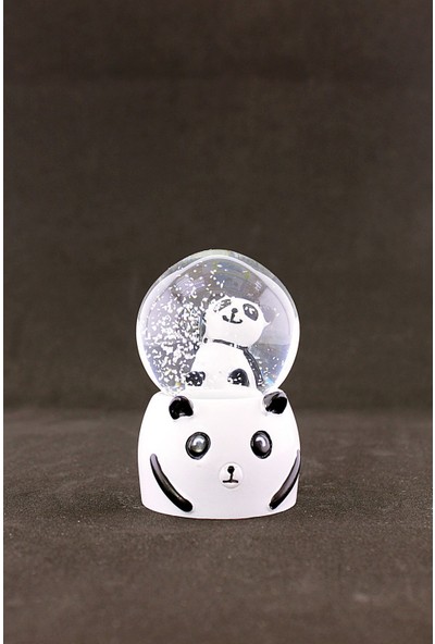 Hediye Filesi Mini Boy Panda Tasarımlı Kar Küresi Işıklı 7 cm Hediye Filesi Mini Boy Panda Tasarımlı Kar Küresi Işıklı 7 cm