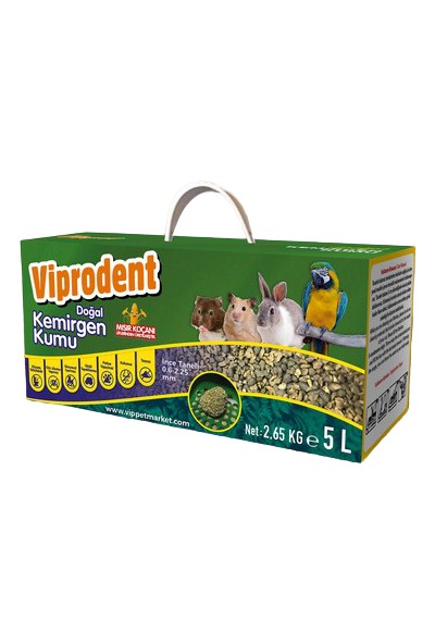Viprodent Doğal Kemirgen Kumu 5 Lt