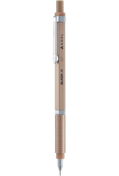 Adel Blackline Metal Gövdeli Versatil Kalem Metalik Altın 0.7 mm Adel Blackline Metal Gövdeli Versatil Kalem Metalik Altın 0.7 mm