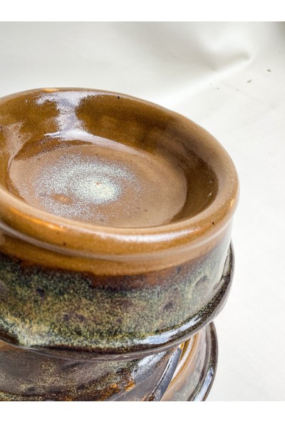 Yumsel Seramik Pumpkin Serisi El Yapımı Seramik Kedi Mama Kabı