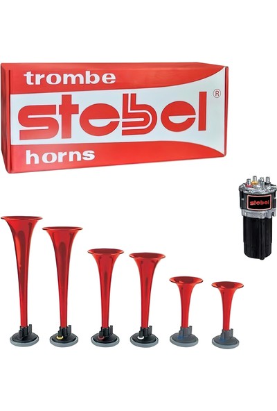 Stebel Oto Havalı Korna Baba Melodili 6 Borulu 12 Volt Italyan Stebel Oto Havalı Korna Baba Melodili 6 Borulu 12 Volt Italyan