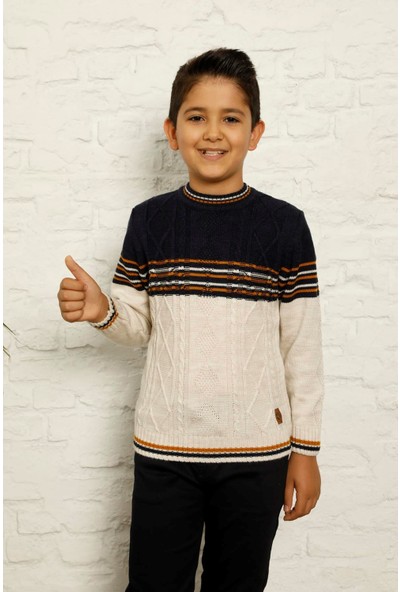 Gimer Avm Çizgili Erkek Triko Kazak Gimer Avm Çizgili Erkek Triko Kazak