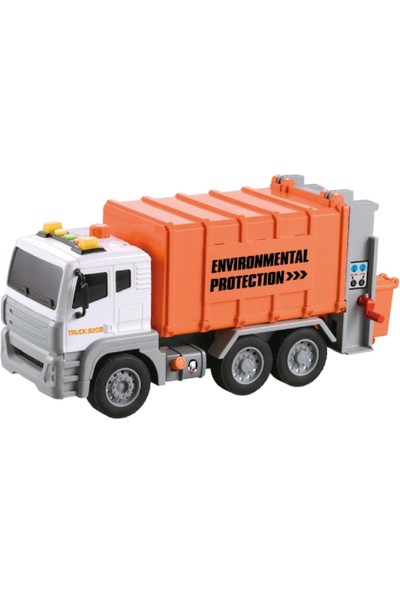 Vardem Sürtmeli Işıklı Sesli Turuncu Beyaz Temizlik Aracı Vardem Sürtmeli Işıklı Sesli Turuncu Beyaz Temizlik Aracı