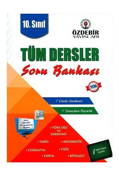 Özde Bir Yayınları 10. Sınıf Tüm Dersler Soru Bankası