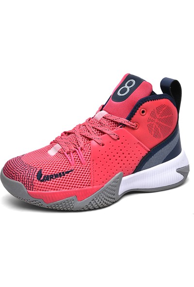 Sitong Gül Kırmızı Renkli Elastik Basketbol Ayakkabısı (Yurt Dışından)