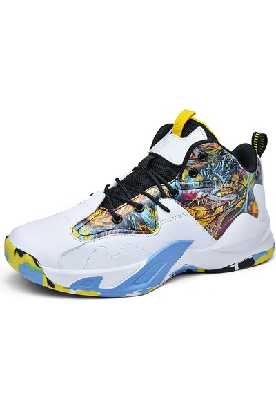 Sitong Beyaz Limon Renkli Basketbol Ayakkabısı (Yurt Dışından) Sitong Beyaz Limon Renkli Basketbol Ayakkabısı (Yurt Dışından)
