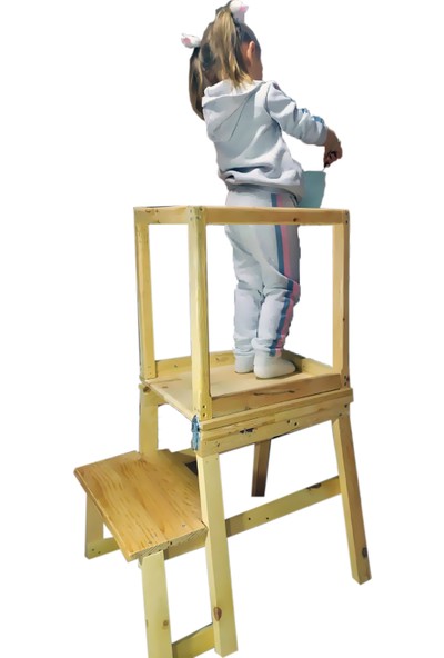 Wooding Education Ahşap Öğrenme Kulesi Aktivite Masası WE1033 Wooding Education Ahşap Öğrenme Kulesi Aktivite Masası WE1033