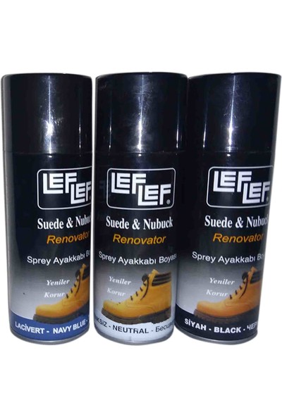 Öztürk Kundura Nuri Leflef Süet Nubuk Boyası Sprey 200 ml Öztürk Kundura Nuri Leflef Süet Nubuk Boyası Sprey 200 ml