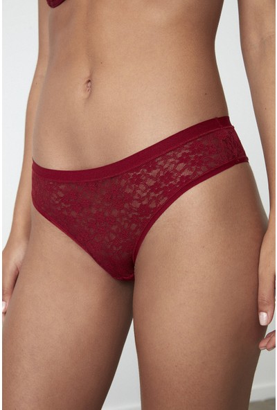 Penti Bordo Lacy Dream Slip Külot Penti Bordo Lacy Dream Slip Külot
