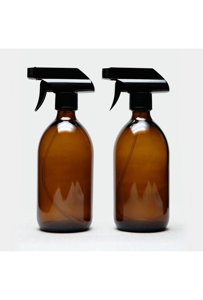 Trichi Design 500ML Amber Cam Sprey Şişe ( 2 Adet ) Trichi Design 500ML Amber Cam Sprey Şişe ( 2 Adet )