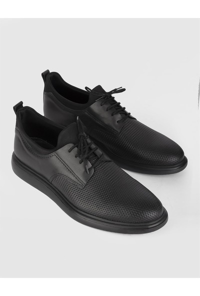 İLVİ Leanna Erkek Siyah Desenli Günlük Ayakkabı