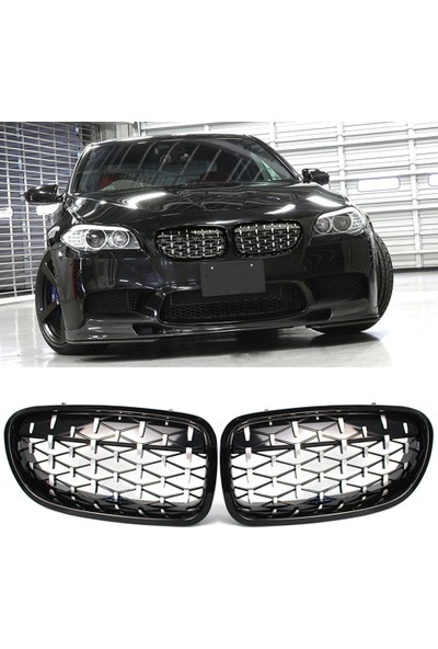 MKG Bmw F18 5 Serisi Diamond Ön Panjur Izgara Böbrek 2011 - 2016