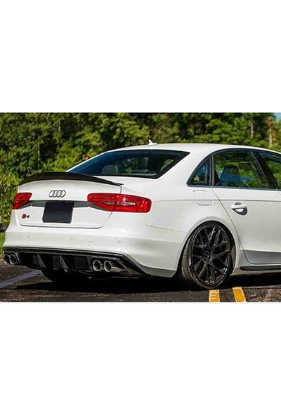 MKG Audi A4 S4 Style Spoiler 2012 - 2016 Piona Black Spoyler( Abs,taiwan) MKG Audi A4 S4 Style Spoiler 2012 - 2016 Piona Black Spoyler( Abs,taiwan)