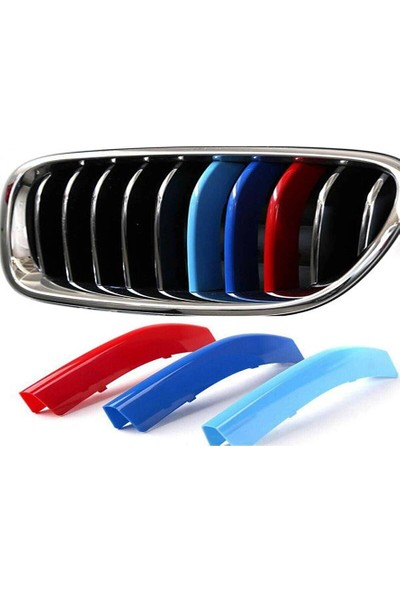 MKG Bmw X5 2014 - 2017 Böbrek Panjur Şerit Çizgisi 3 Prç.