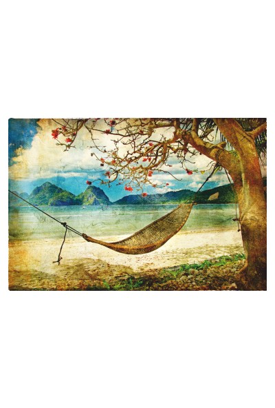 Hayat Poster Sahildeki Hamak 30 x 45 cm Kuşe Poster Silindir Kutulu Kargo Hayat Poster Sahildeki Hamak 30 x 45 cm Kuşe Poster Silindir Kutulu Kargo